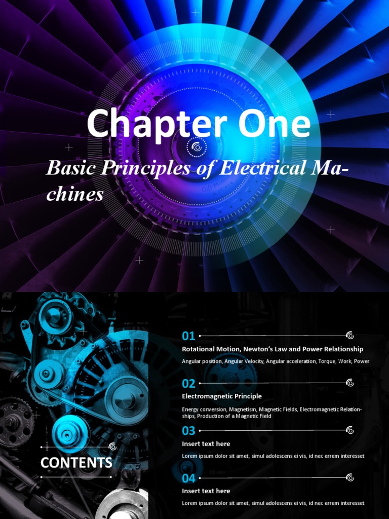 Chapter 1 - Basic Principles of Electrical Machines | PDF
