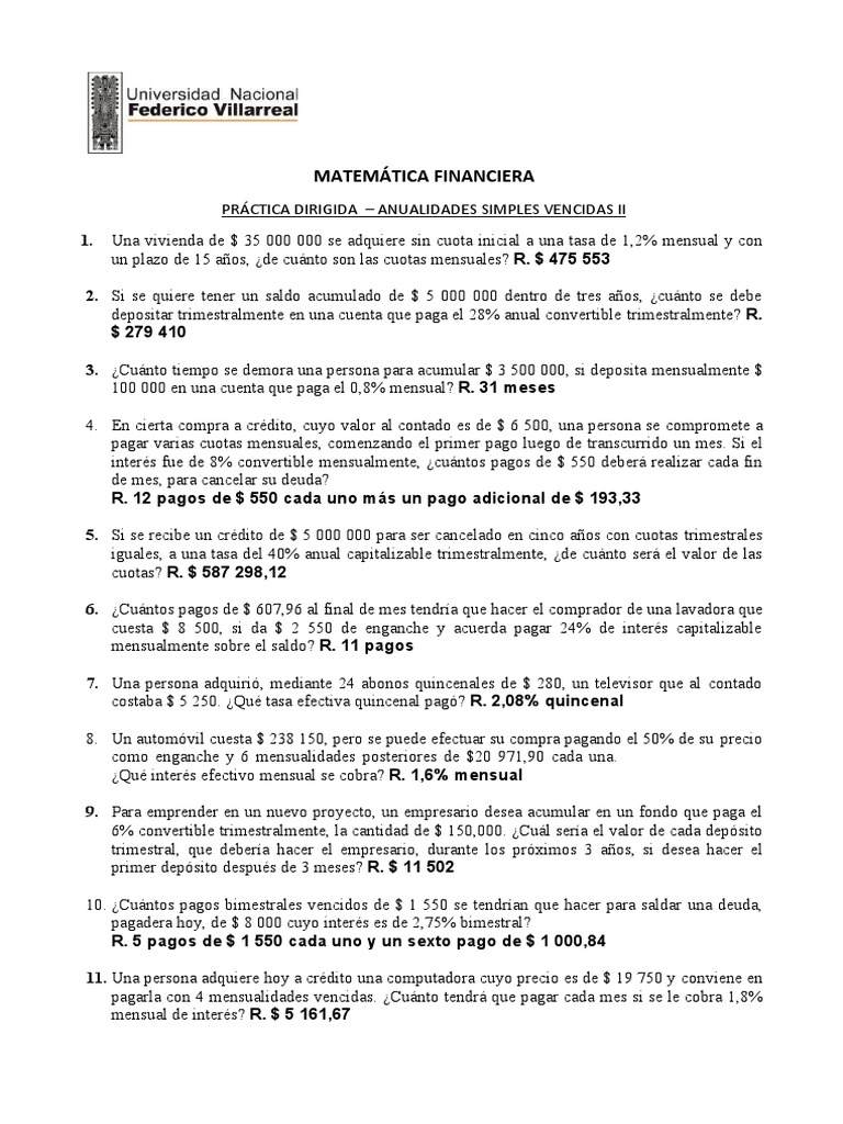 TAREA9 | PDF | Interés | Crédito