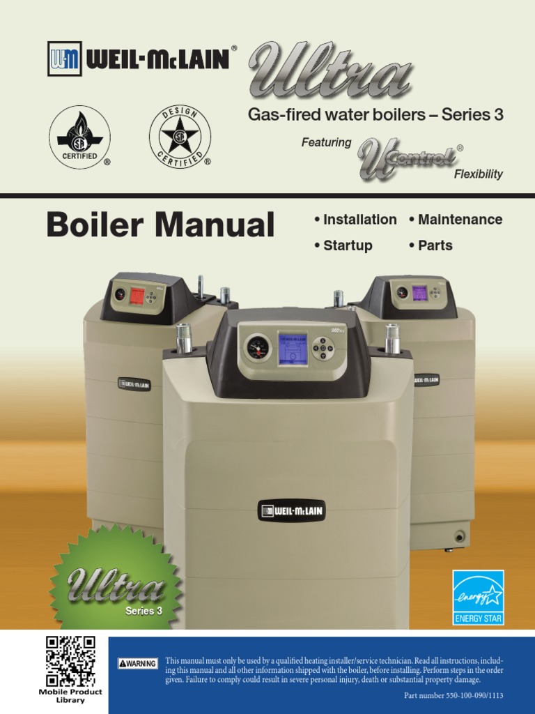 Boiler Manual: Gas-Fired Water Boilers - Series 3 | PDF | Boiler ...