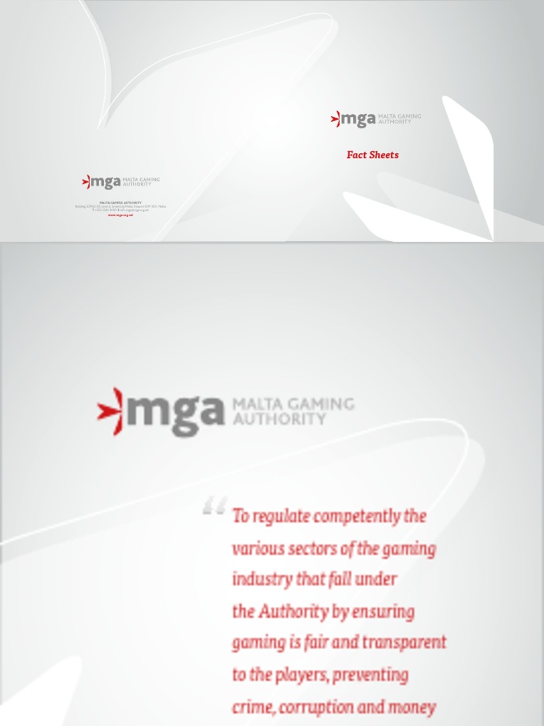 Malta MGA Fact Sheets 2018 1 | PDF | Money Laundering | License