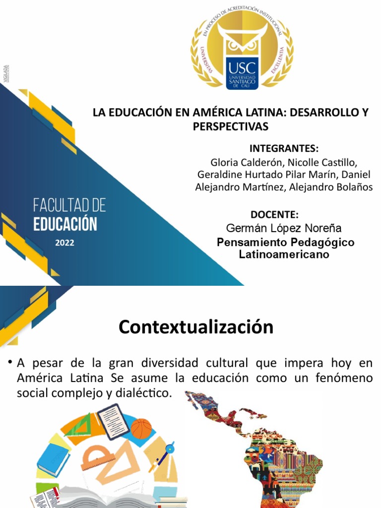 Educación en América Latina: Desafíos y Perspectivas | PDF | Historia