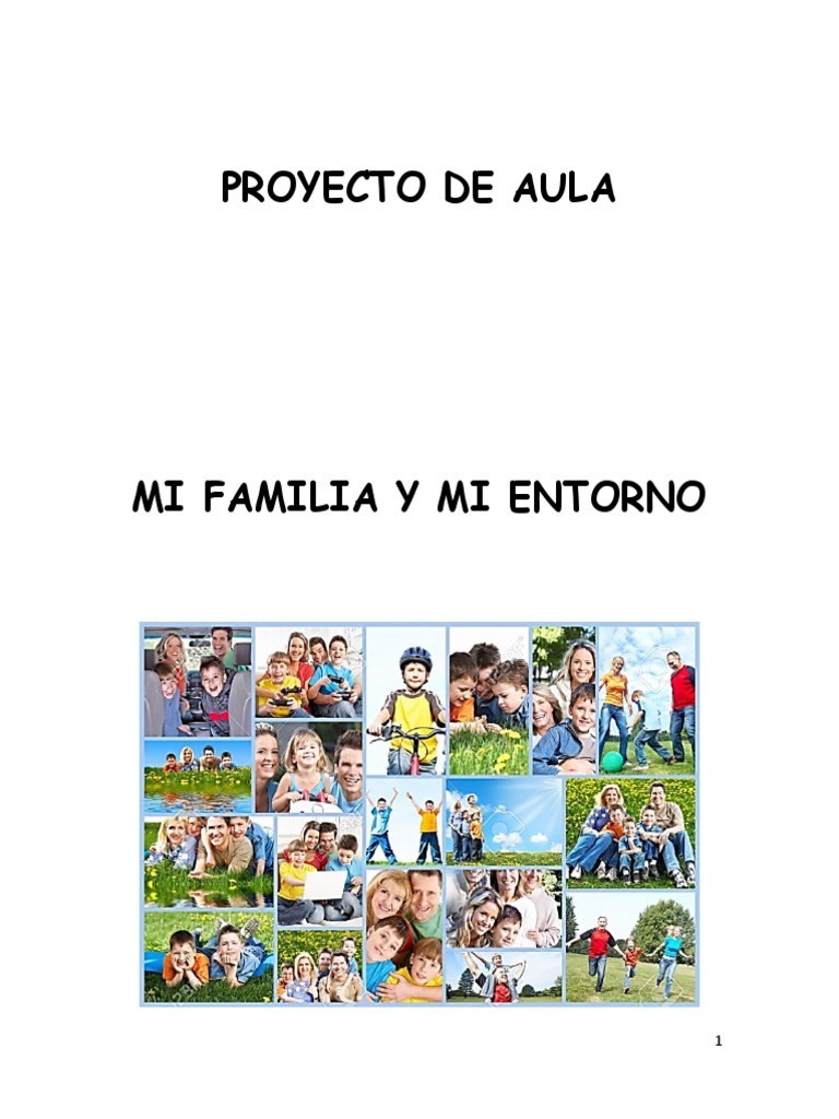 Proyecto Familiar y Entorno Infantil | PDF | Familia | Las emociones
