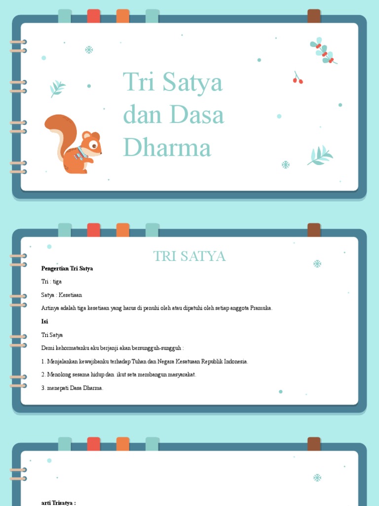 Sejarah dan Makna Tri Satya dan Dasa Dharma Pramuka | PDF | Karier & Perkembangan