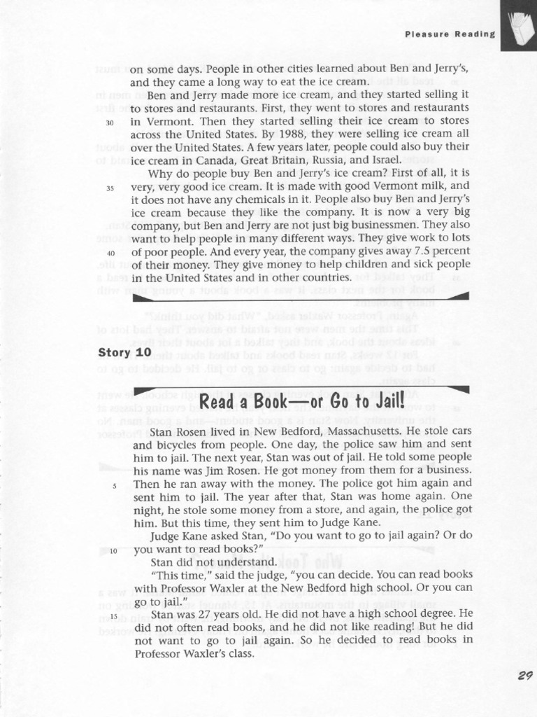 Read A Book - or Go To Jail | PDF