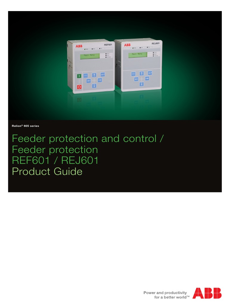 REF601-REJ601 PG 1MBS07212-YN ENa | PDF