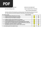 Elearning e Learning Questionnaire | PDF