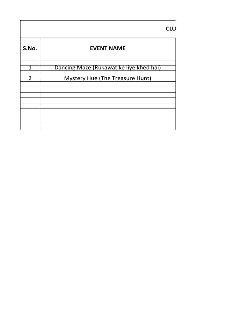 M-Factor Club Event Participation Summary | PDF