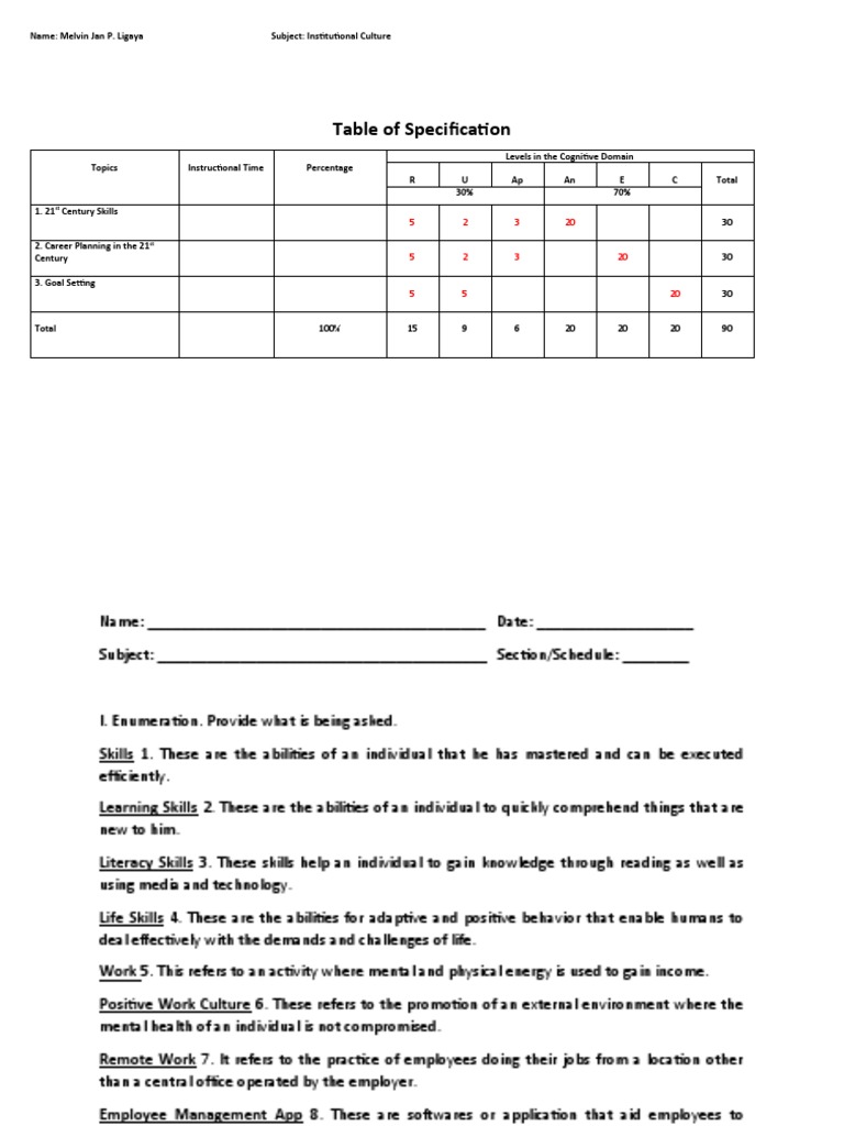 Caed Tos and Exam | PDF