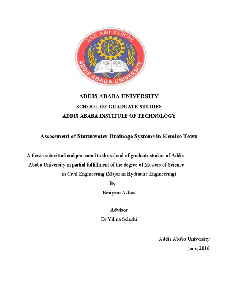 Addis Ababa University: School of Graduate Studies Addis Ababa ...