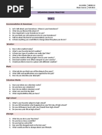 Mixed Tenses - Conversation Questions | PDF