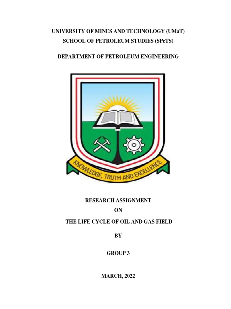 Life Cycle of An Oil and Gas Field | PDF