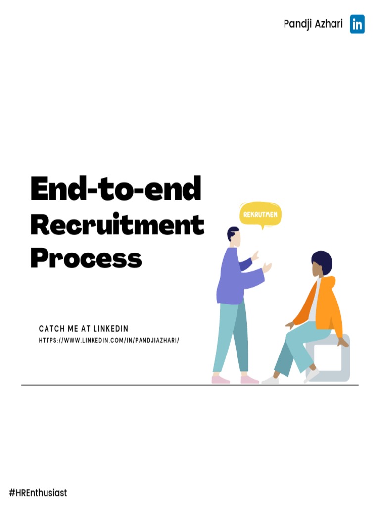 End To End Recruitment Process 1643605015 | PDF