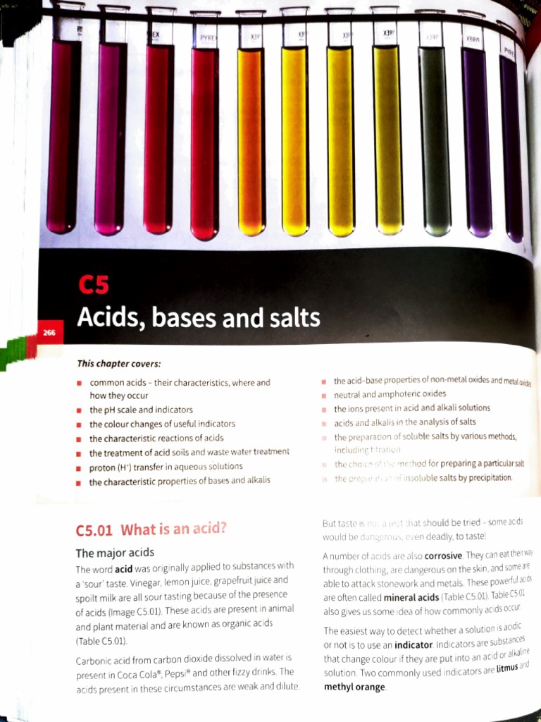Acids Bases and Salts IGCSE | PDF | Hydroxide | Oxide