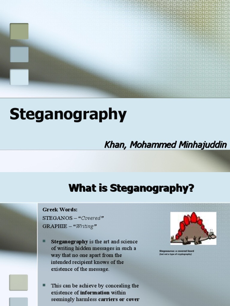 Steganography | PDF | Telecommunications Engineering | Applied Mathematics