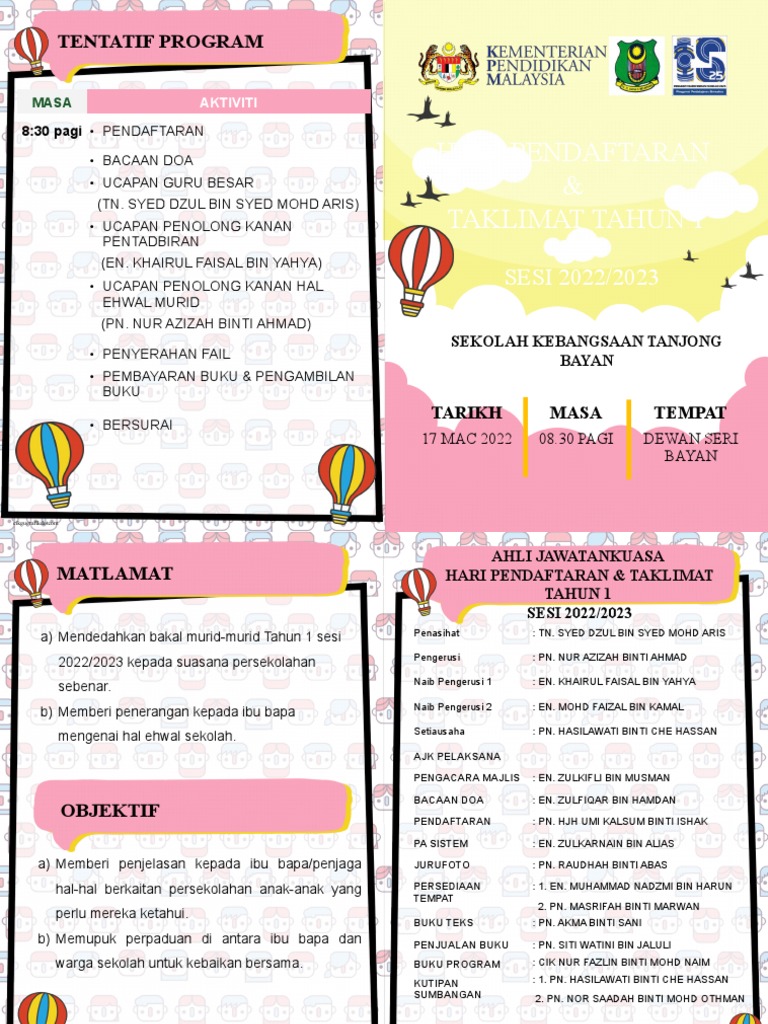 Buku Program Tahun 1 | PDF