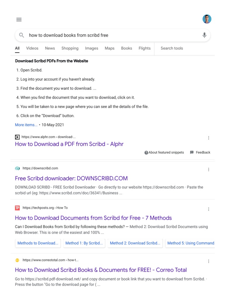 How To Download Books From Scribd Free - Google Search | PDF | Scribd ...