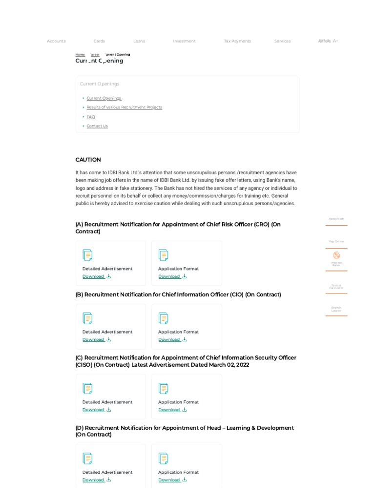 Personal & Corporate Banking - MSME & Agri Banking - IDBI Bank | PDF