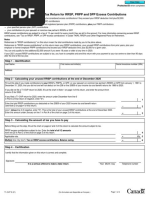 RRSP Contribution Refund Form Guide | PDF | Tax Refund | Personal Finance