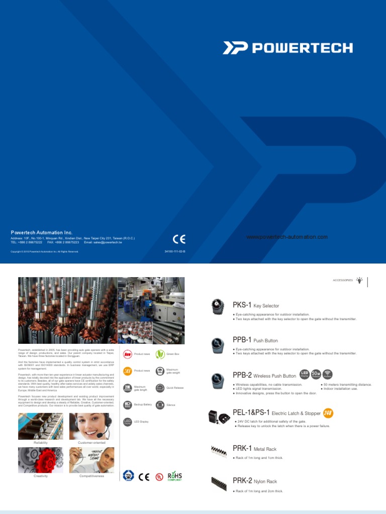 Powertech Catalog | PDF | Gear | Electric Motor