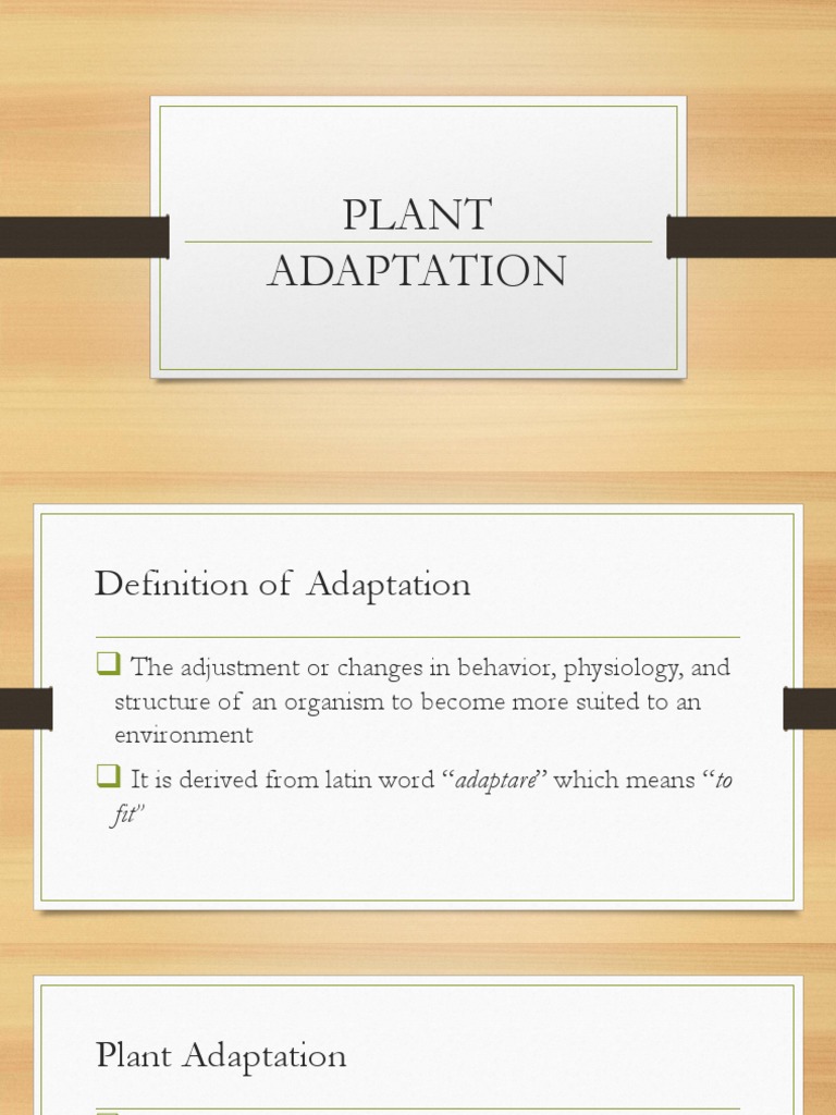 Unit 4. C1 Crop Adaptation | PDF | Plants | Adaptation