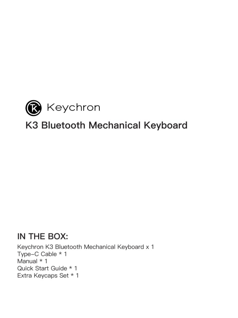 k3 User Manual English Version | PDF