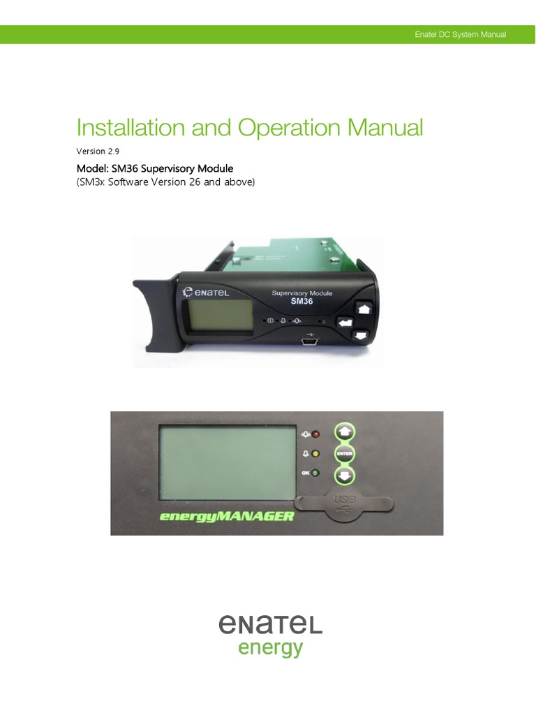 Manual - SM36 Monitor v2.9 | PDF