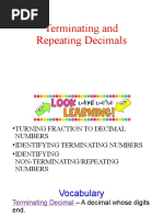 Mathematics: Quarter 1 - Module 11: Differentiating Terminating From ...
