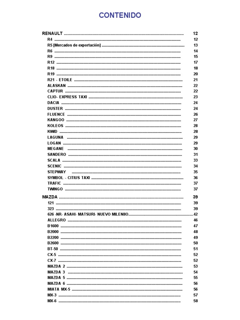 Catalogo Partes | PDF