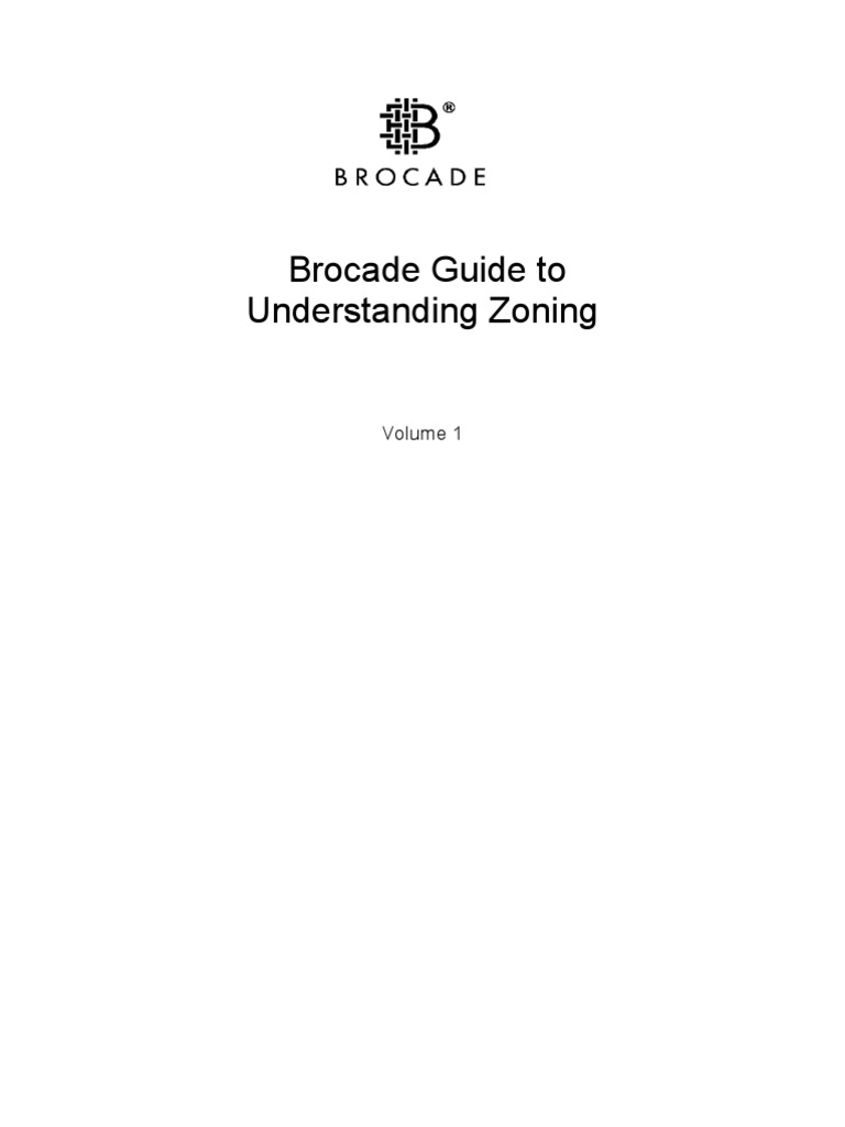Brocade Guide To Understanding Zoning | PDF | Network Switch ...
