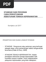 Rumus Perhitungan Tenaga Keperawatan | PDF