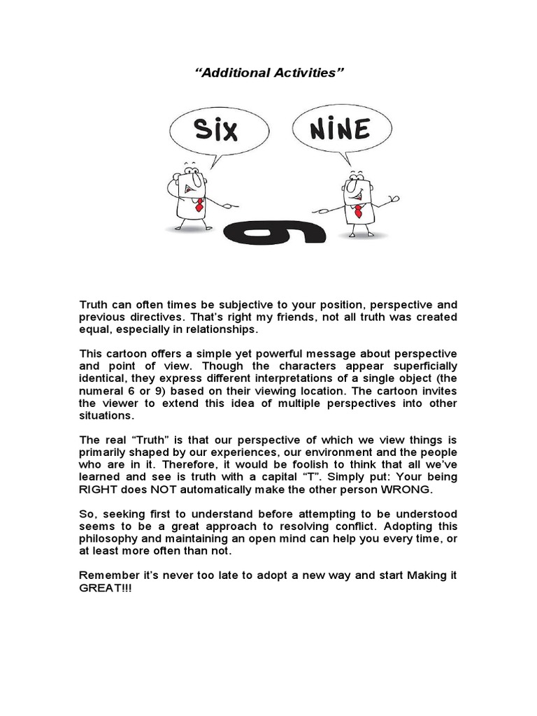 6 and 9 Perspective | PDF