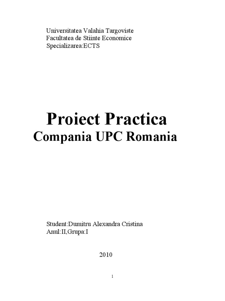 Proiect Practica | PDF