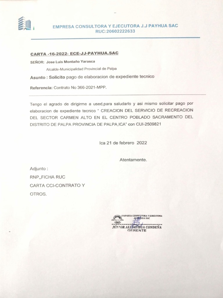 Documento Carmen Alto | PDF