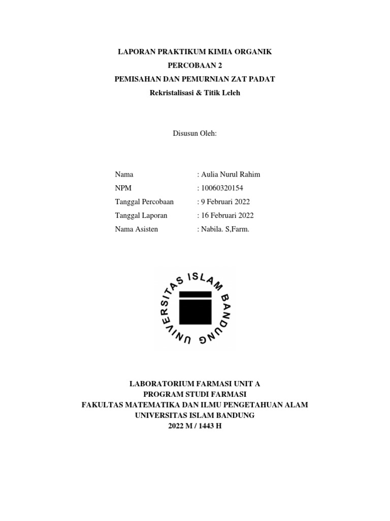 Laporan 2 2E Aulia Nurul Rahim 10060320154 | PDF