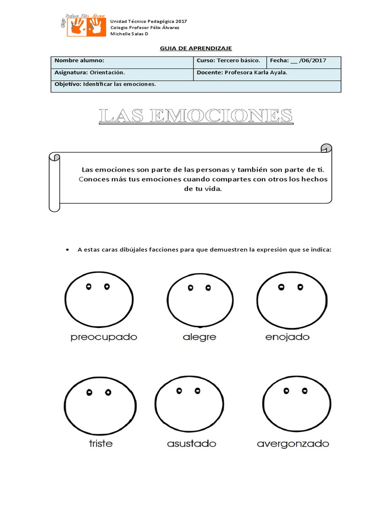 Identificación de emociones en niños | PDF