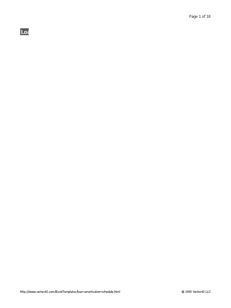 Loan Amortization Schedule Pdf Interest Amortization Business 5391