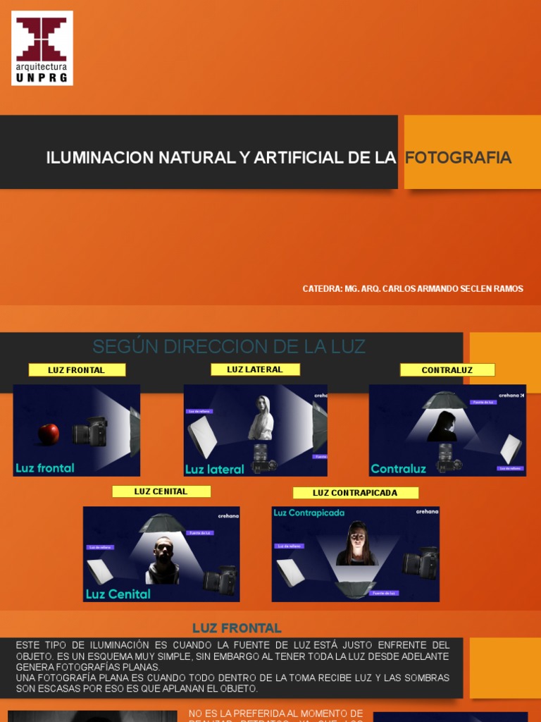 Tipos de iluminación natural y artificial en fotografía y sus efectos ...