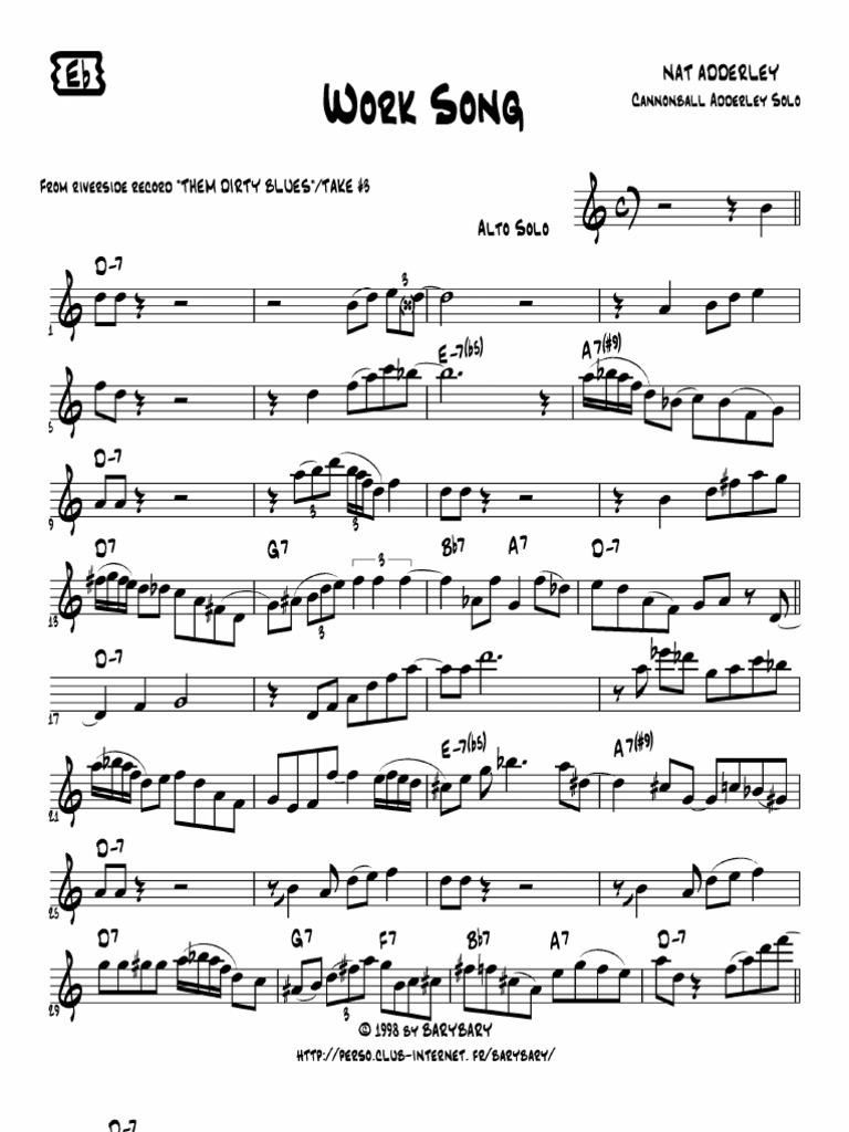 Work Song | PDF