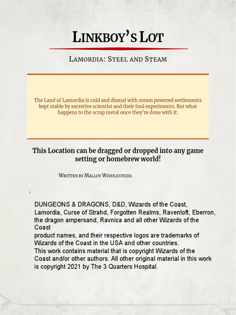 Linkboy's Lots | PDF