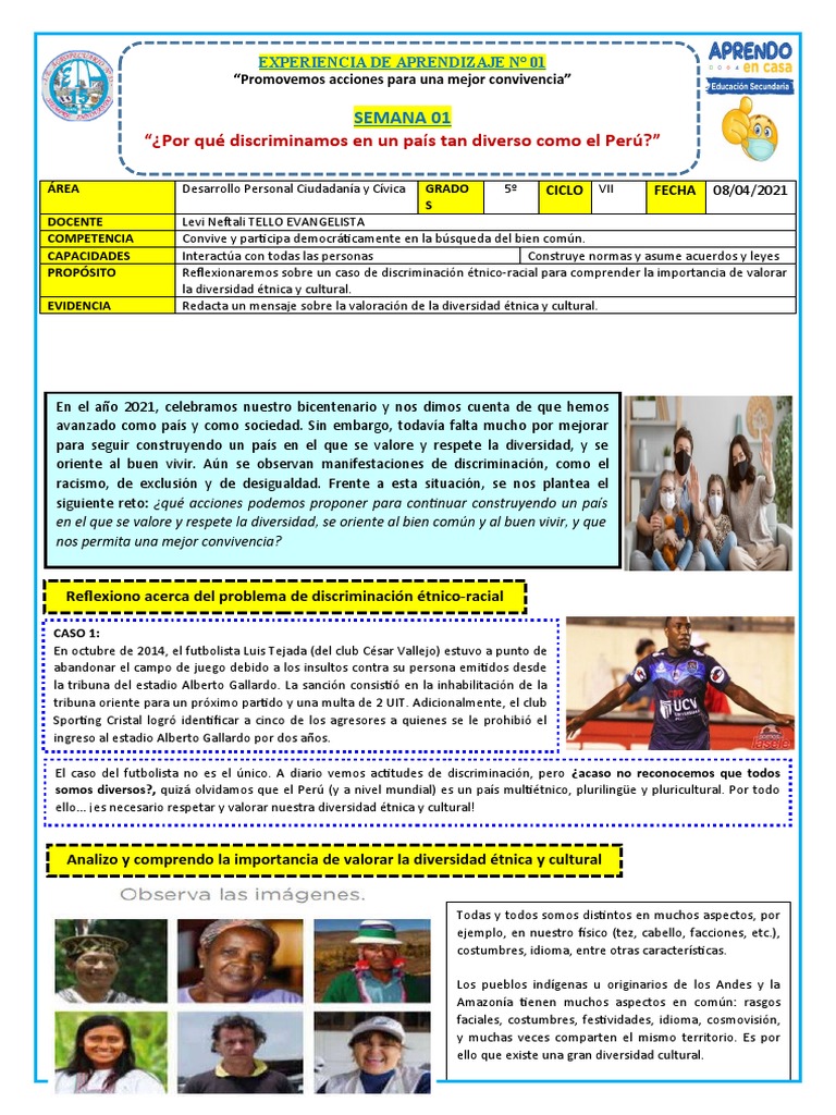 5° DPCC - Final | PDF | Discriminación | Perú