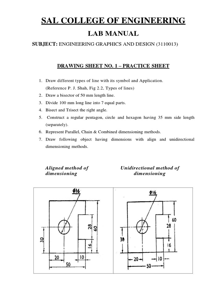 Egd Lab Manual | PDF | Circle | Ellipse