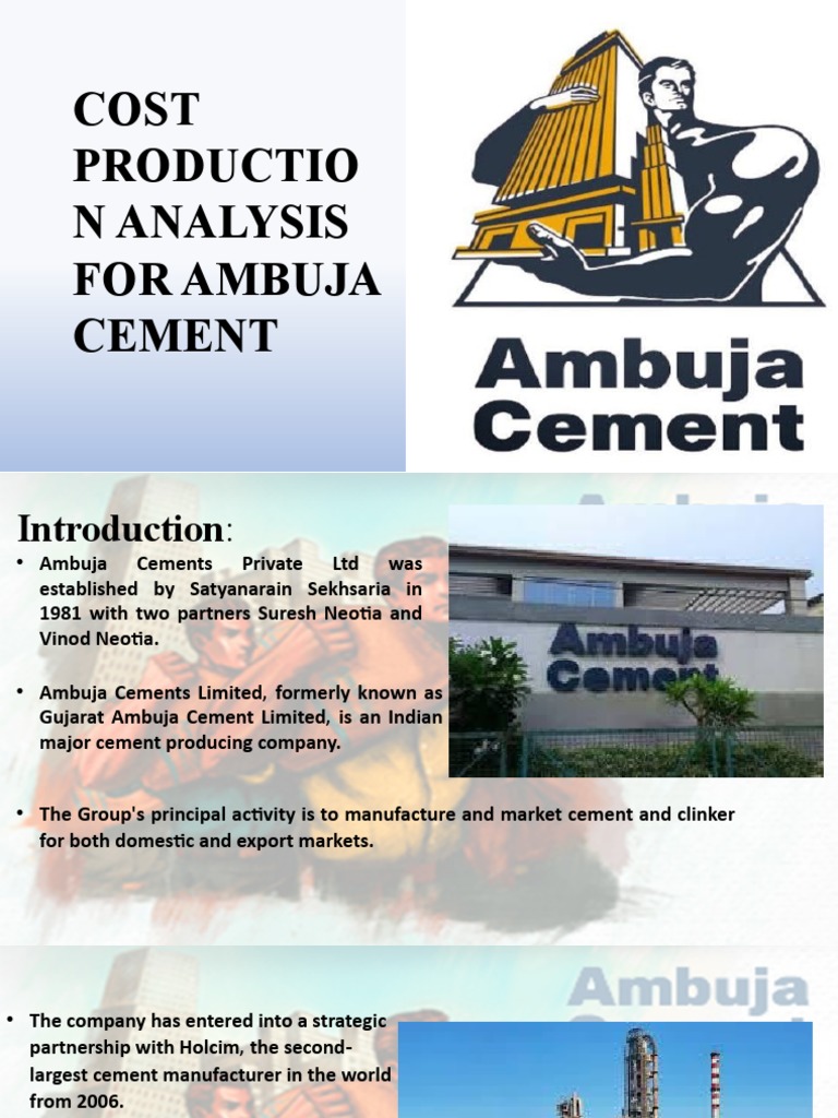 Ambuja Cement | PDF