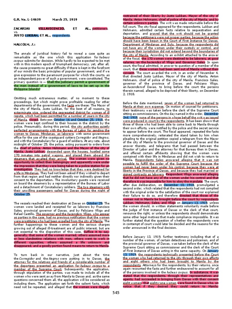 Bill of Rights | Download Free PDF | Habeas Corpus | Writ