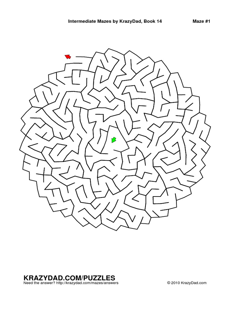 Intermediate Maze - 14 | PDF