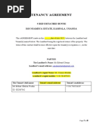 TENANCY AGREEMENT (Kenya) | PDF | Leasehold Estate | Landlord