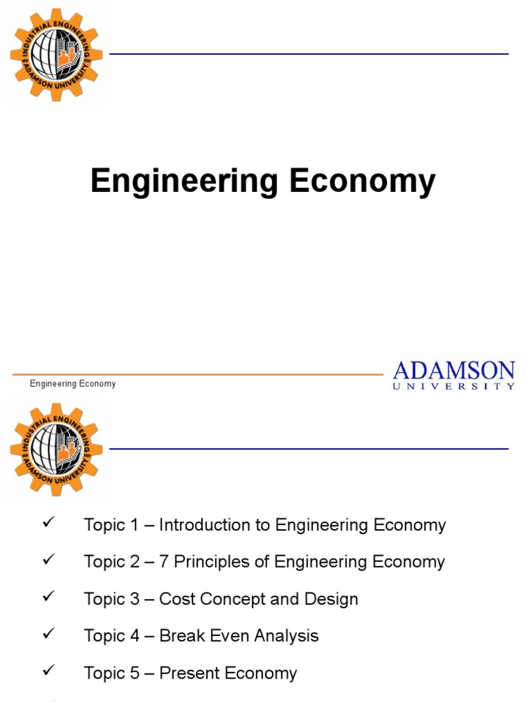 Engineering Economy 4 | PDF | Finance & Money Management | Teaching ...