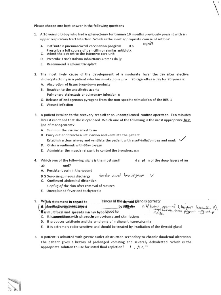 Soal Ppds Bedah Unpad 1 | PDF