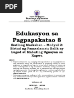 ESP 8 Quarter 3 Week 2 | PDF
