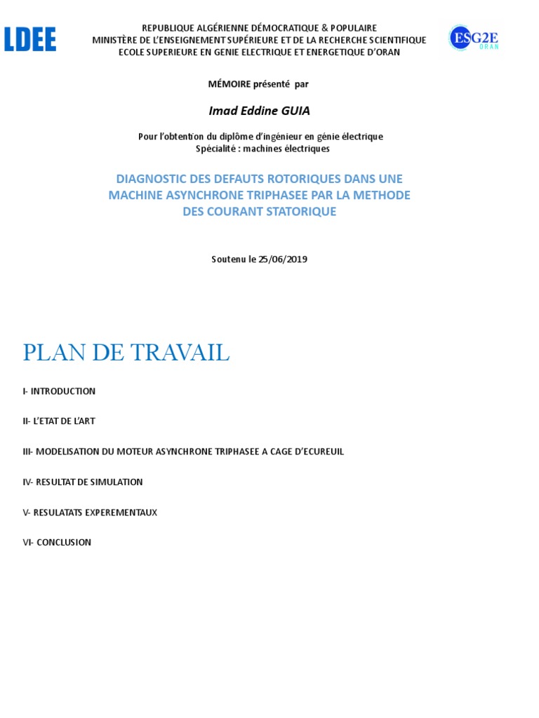 GUIA Imad Eddine Présentation de PFE | PDF | Machine | Biens manufacturés