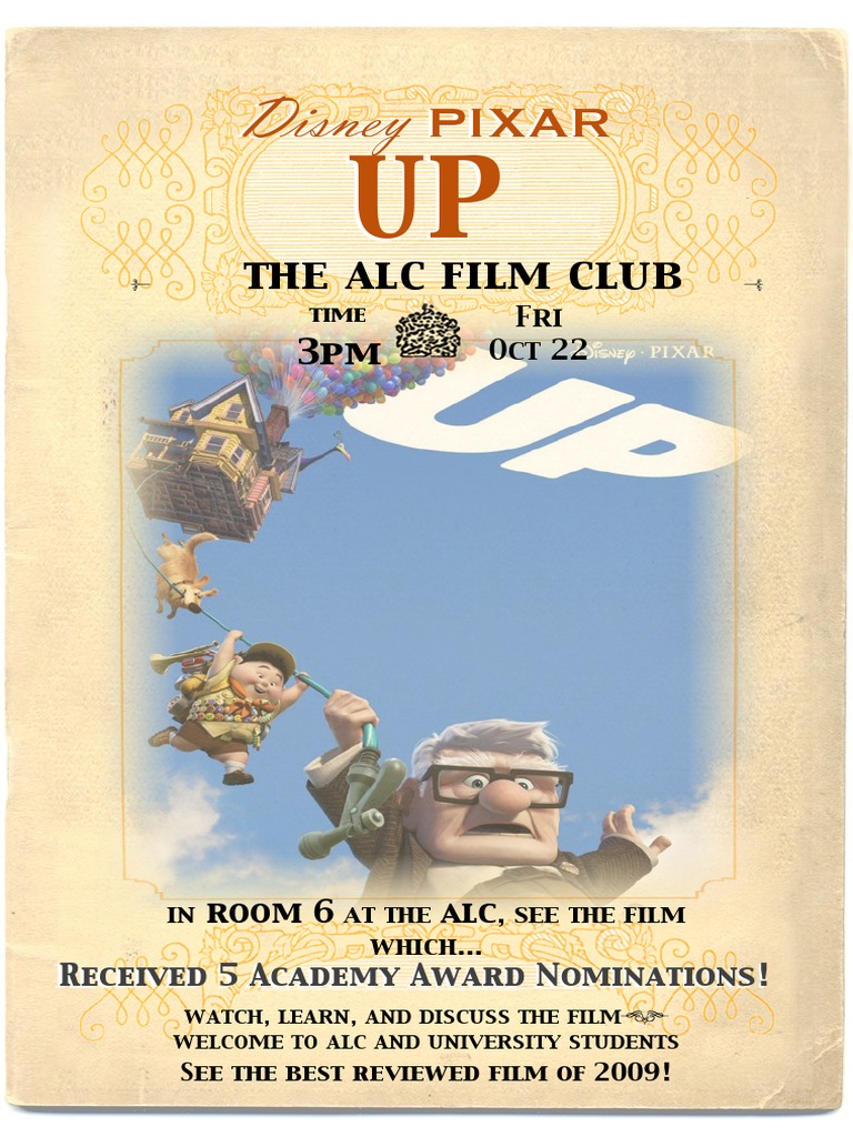 Disney Pixar's UP Film Screening Event | PDF | Games & Activities ...